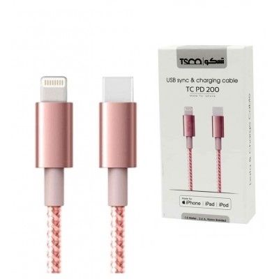 کابل USB PD به ios Lightning تسکو مدل TC PD 200 | فروشگاه اینترنتی ایران تم