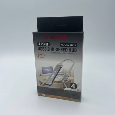 هاب 4 پورت USB-C مارک X-NOVA مدل X910 | فروشگاه اینترنتی کالا0098